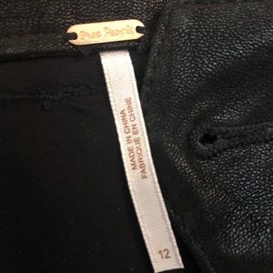 Free People | Skirts | Free People Carson Faux Leather Mini | Poshmark